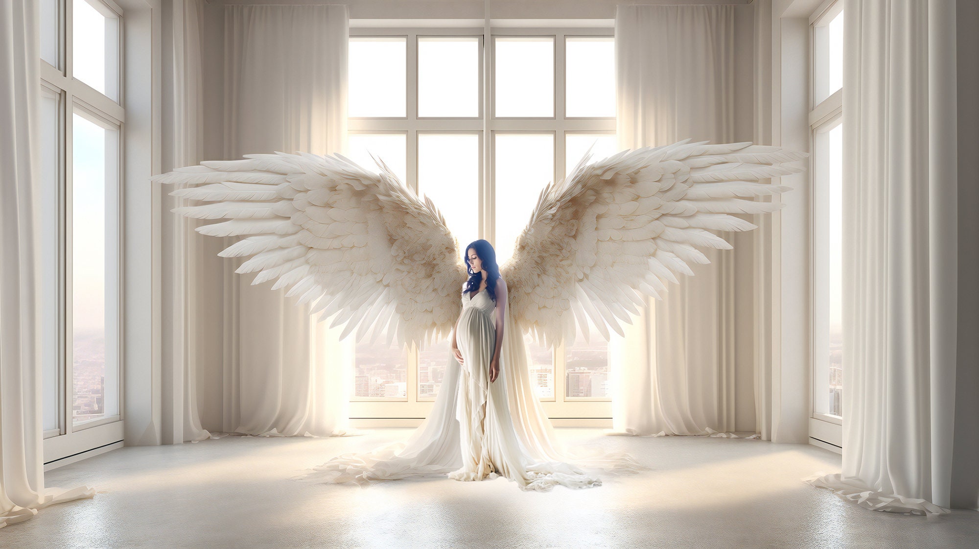 Angel Wings Digital Portrait Backdrops, Backdrop for Photographers ...
