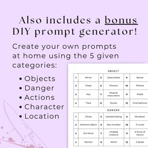 Horror Creative Writing Prompts | Bonus DIY Writing Prompt Generator ...