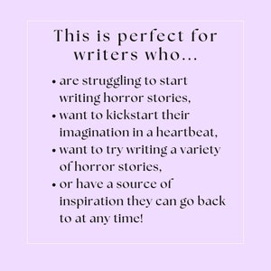 Horror Creative Writing Prompts | Bonus DIY Writing Prompt Generator ...