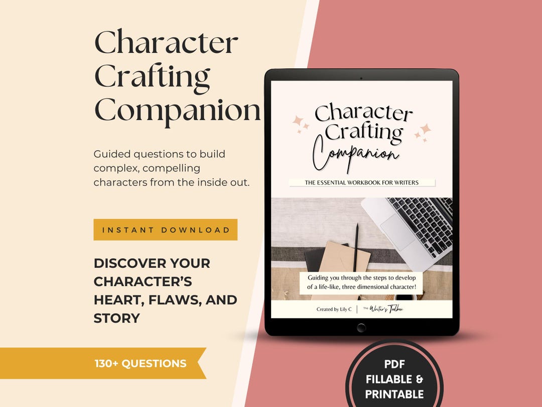 Character Workbook for Writers, Authors, Playwrights | Character ...