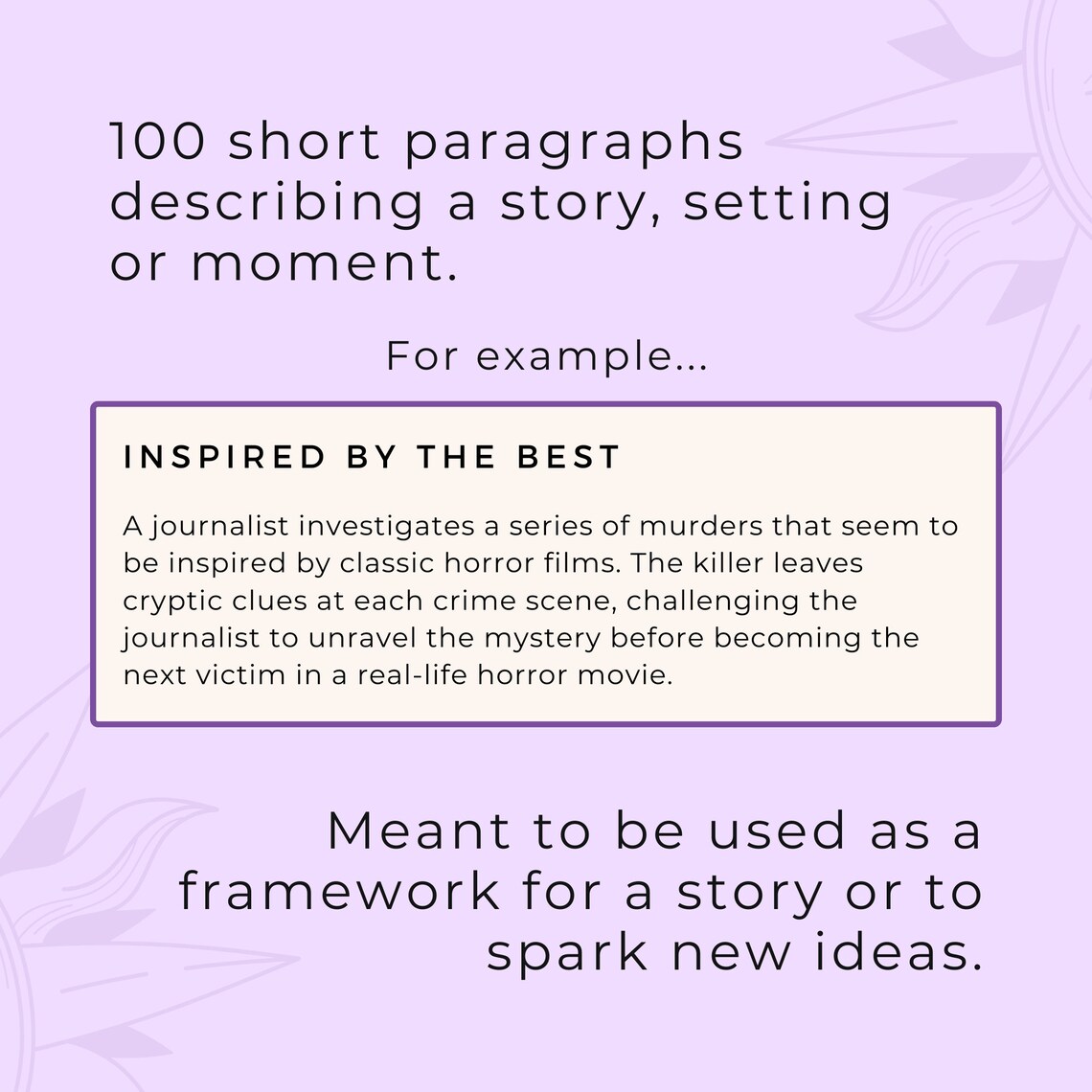 Horror Creative Writing Prompts | Bonus DIY Writing Prompt Generator ...