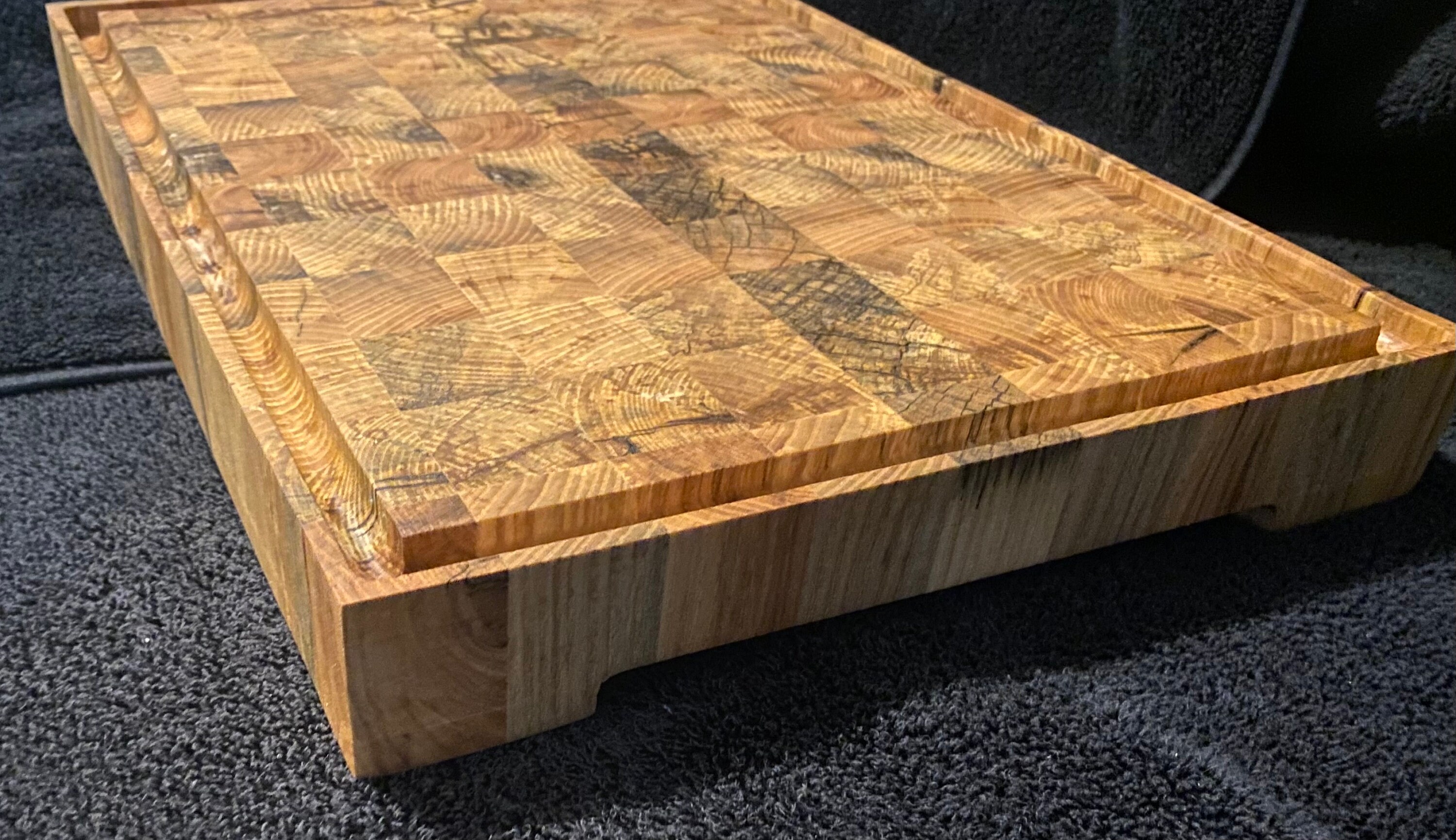 Reclaimed Oak End Grain Cutting Board - Etsy