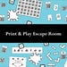 Print & Play QR Code Escape Room for Teens and Adults - Etsy
