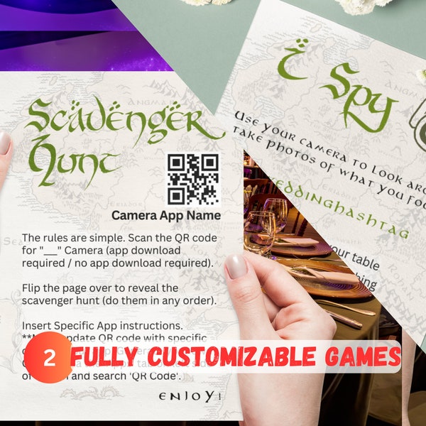 Scavenger Hunt Map Template - Etsy