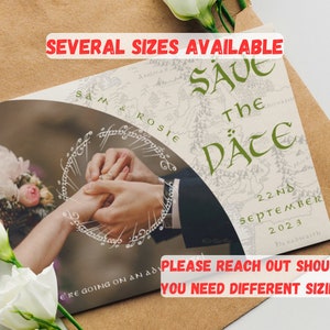 LOTR Wedding Invitation BUNDLE Instant Download Digital Canva Editable ...