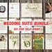 LOTR Wedding Suite DIY Bundle Instant Download Digital Canva Editable ...