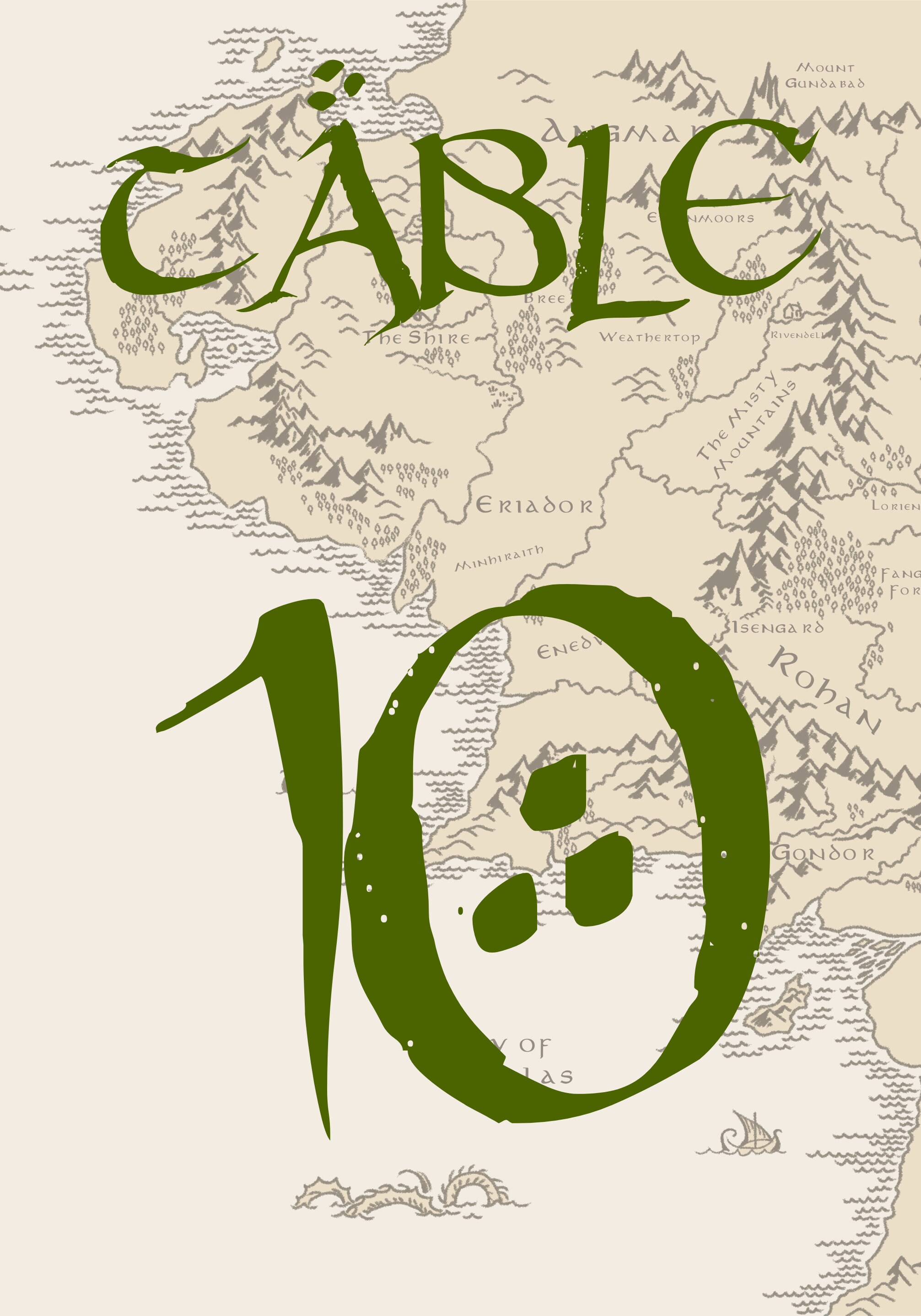 LOTR Wedding Table Numbers Instant Download Digital Canva - Etsy