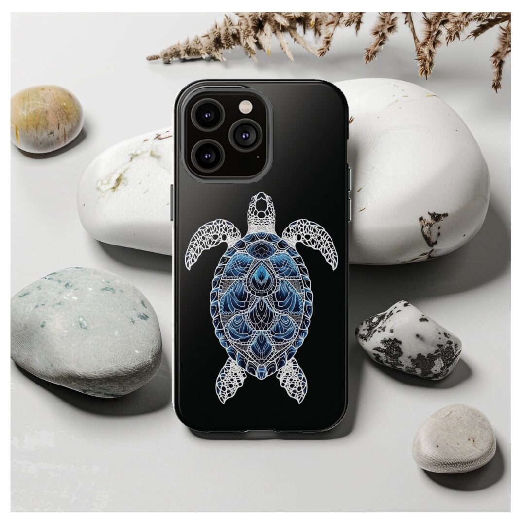 Hawaiian Sea Turtle Phone Case, Sea Life Phone Cover, Tough Phone Case ...