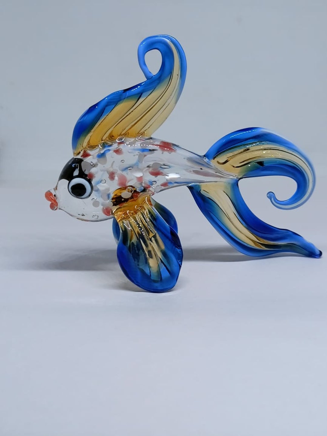 Murano Glass Art Handmade Glass Fish Home Ornaments - Etsy