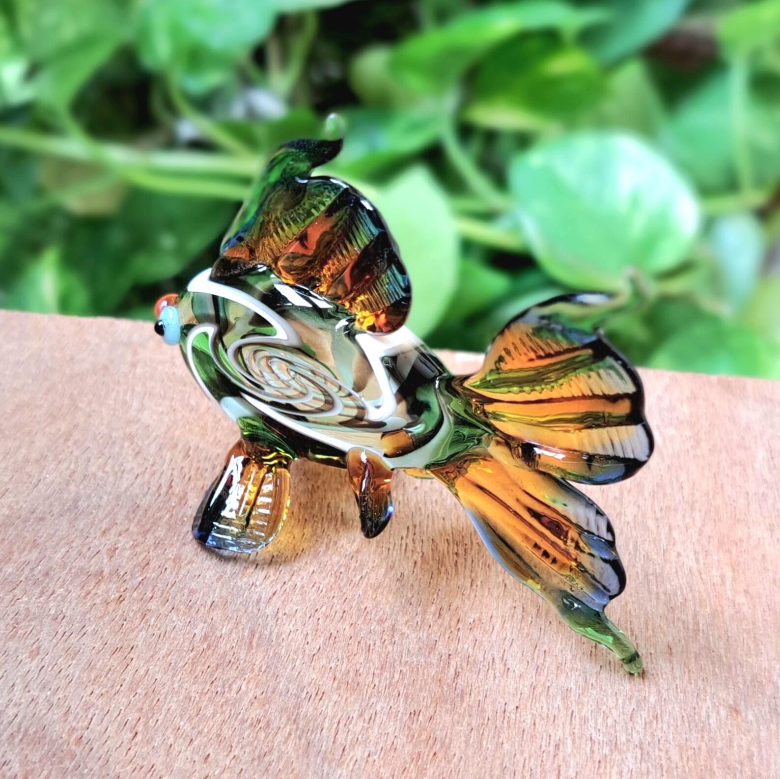 Hand Blown Murano Glass Fish: Rambo Color Art Glass Decor - Etsy
