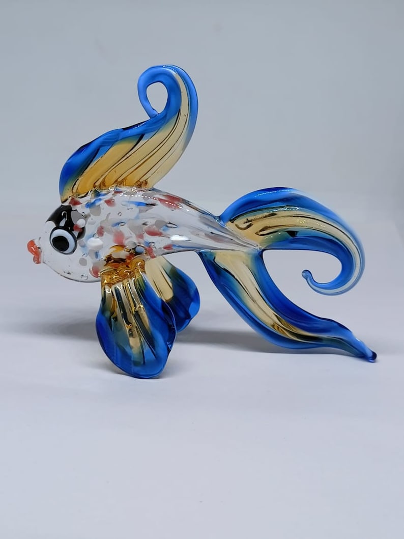 Murano Glass Art Handmade Glass Fish Home Ornaments - Etsy