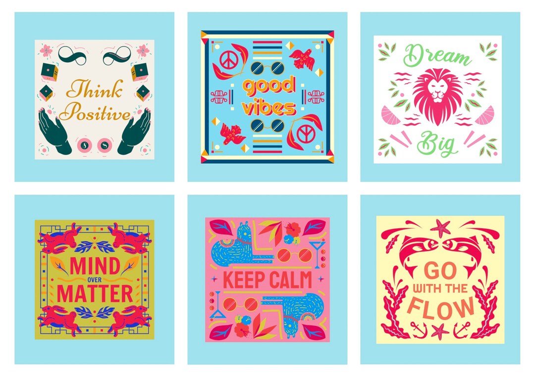Daily Motivation Flashcards Kids Flashcards Educational Flashcards - Etsy