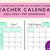 Weekly Teacher Planner, Printable Weekly Lesson Planner, PDF Teacher ...
