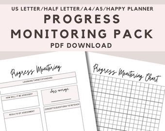 Aimsweb Progress Monitoring Chart (Instant Download) - Etsy