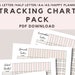 Tracking Chart Pages, Printable Teacher Trackers, Gradebook, PDF ...