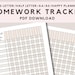 Tracking Chart Pages, Printable Teacher Trackers, Gradebook, PDF ...