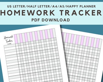 Attendance Tracker Pages, Printable Attendance Log, PDF Teacher Planner ...