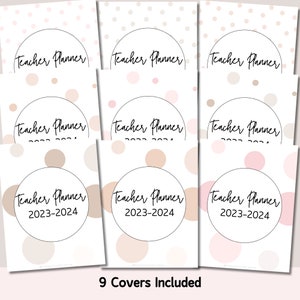 Teacher Planner 2023-2024, Printable Lesson Planner, PDF Teacher ...