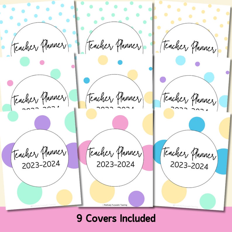 Teacher Planner 2024-2025, Printable Lesson Planner, PDF Teacher ...