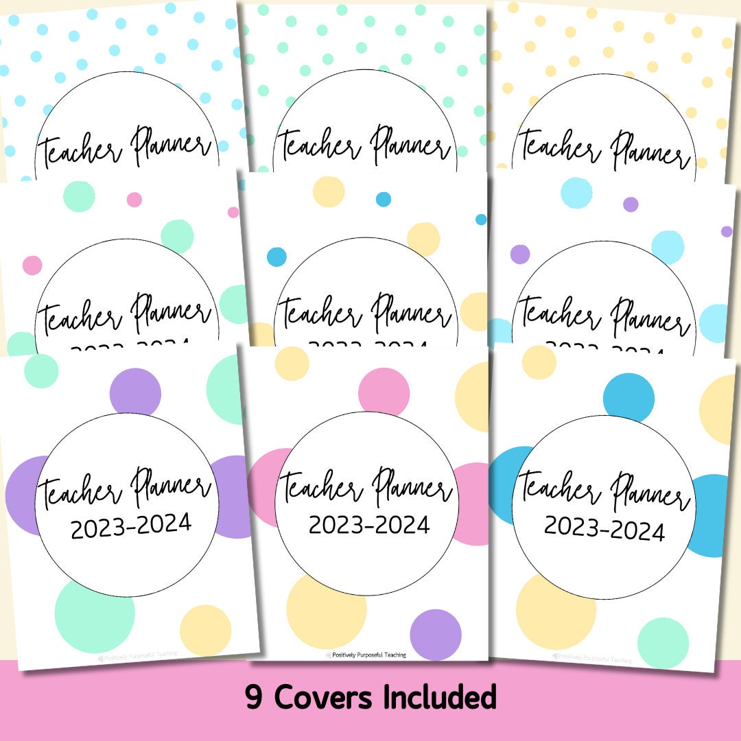 Teacher Planner 2024-2025, Printable Lesson Planner, PDF Teacher ...