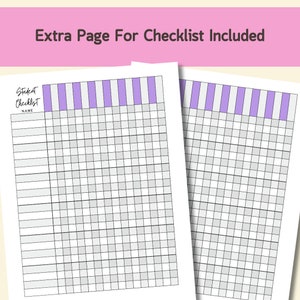 Student Checklist Pages, Printable Checklist, Gradebook, PDF Teacher ...