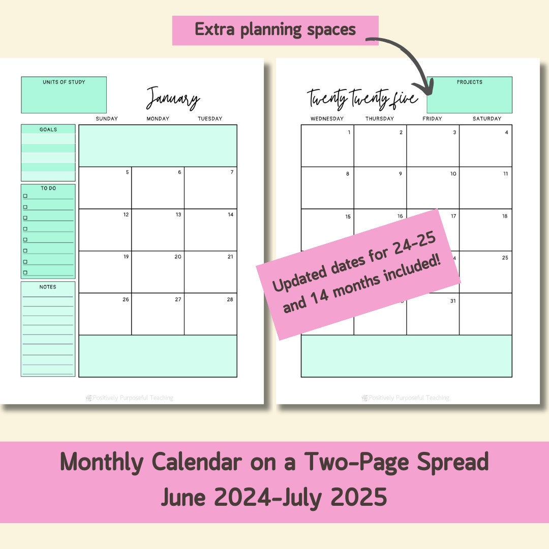 Teacher Planner 2024-2025, Printable Lesson Planner, PDF Teacher ...