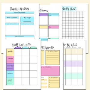 Teacher Planner 2024-2025, Printable Lesson Planner, PDF Teacher ...
