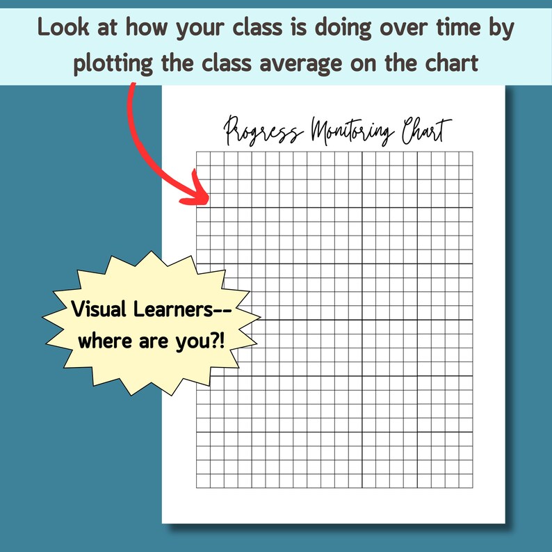 Progress Monitoring Pages Printable Progress Monitoring PDF - Etsy