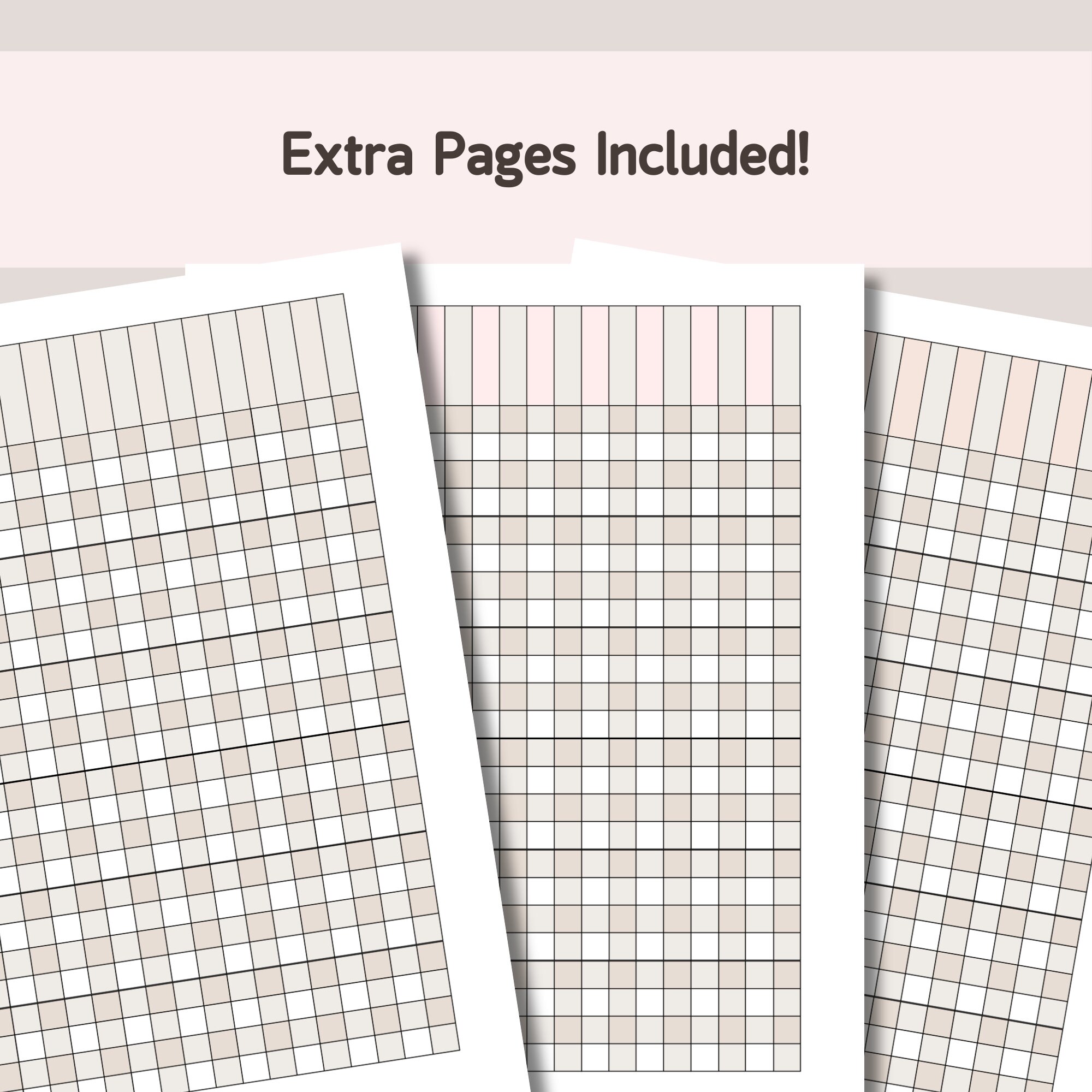 Tracking Chart Pages, Printable Teacher Trackers, Gradebook, PDF ...