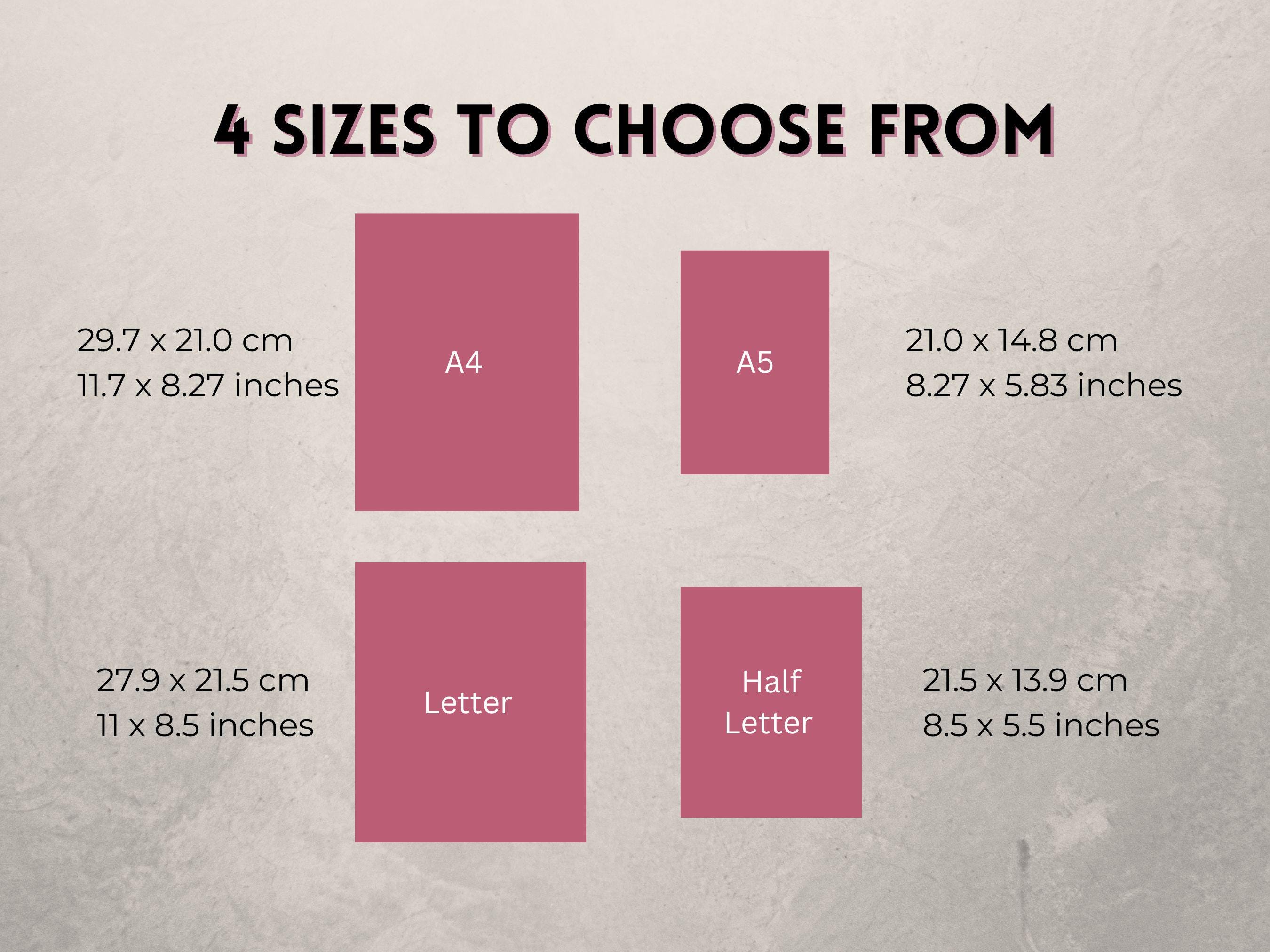 5mm Grid Paper Printable, Digital Graph 0.5cm Template Planner Inserts ...