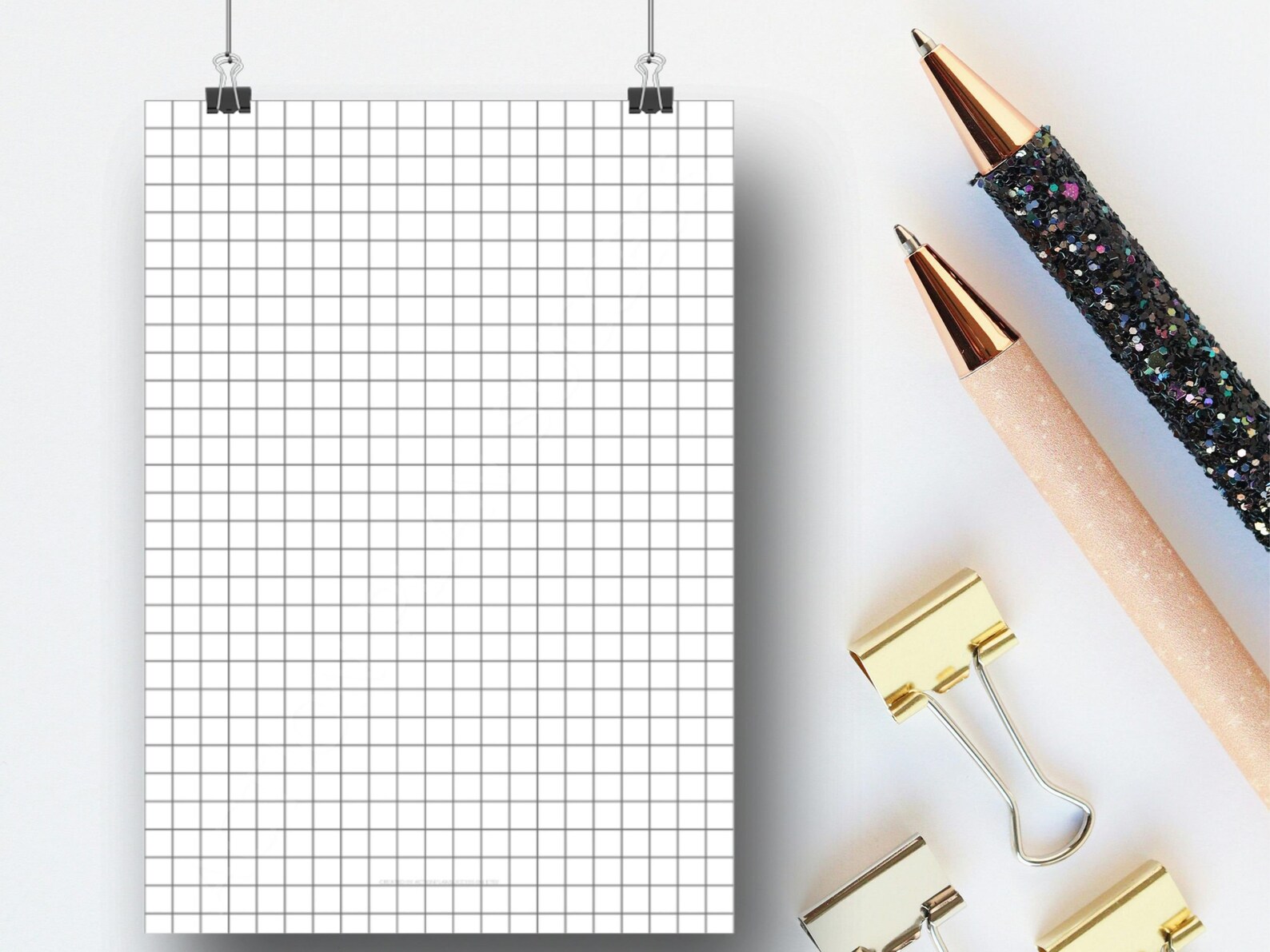 Printable Grid Paper, Dark Grey 10mm Guidelines, Instant Download Graph ...