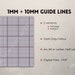 Printable Graph Paper, 1mm and 10mm/1cm Guideline Grid Template, Full ...