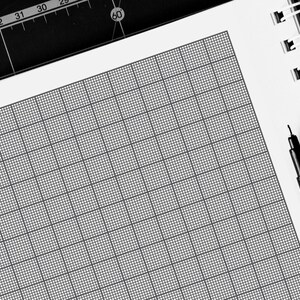 Printable Graph Paper, 1mm and 10mm/1cm Grey Guideline Grid Template ...