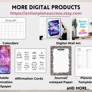 2025 Yearly Calendar Printable, Instant Download Wall Year at a Glance ...