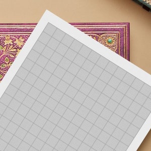 Printable Graph Paper, 1mm and 10mm/1cm Guideline Grid Template, Full ...