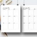 Weekly Planner Printable, Week at a Glance Organiser, Minimalist Agenda ...