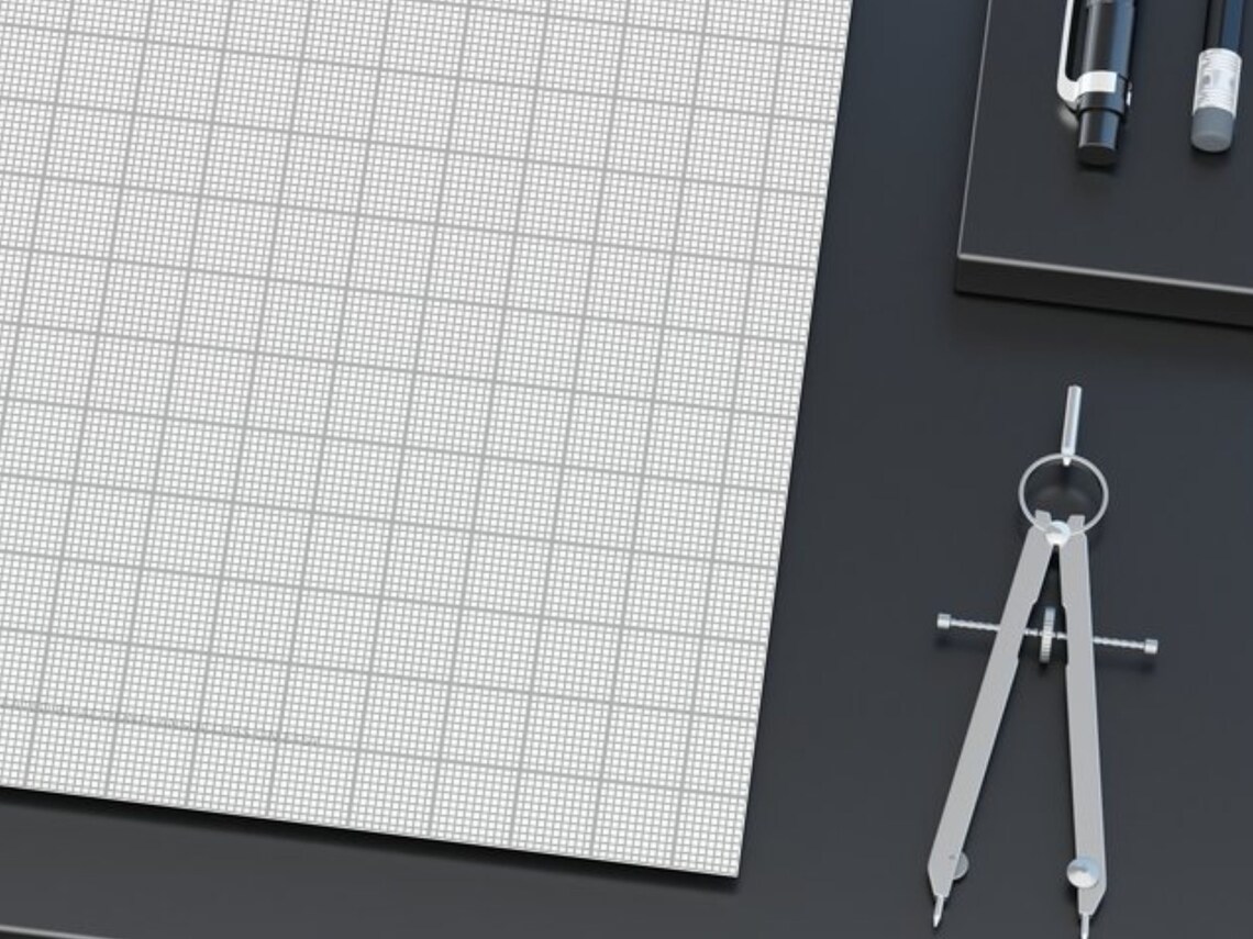 Printable Graph Paper, 1mm and 10mm/1cm Guideline Grid Template, Full ...