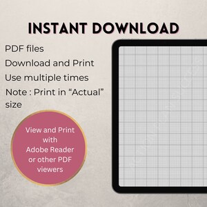 Printable Graph Paper, 1mm and 10mm/1cm Guideline Grid Template, Full ...