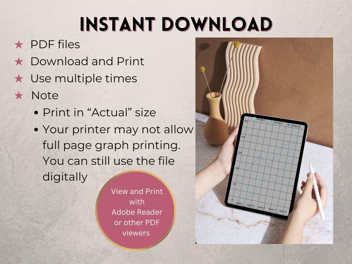 Printable Graph Paper, 1mm and 10mm/1cm Guideline Grid Template, Full ...