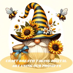 30 Bumble Bee Gnomes Prompts + FREE 15 Images and DALL-E 3 Guide ...