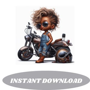 Chibi Biker Girl Dalle-3 Prompts: Guide & Images (digital Download) - Etsy