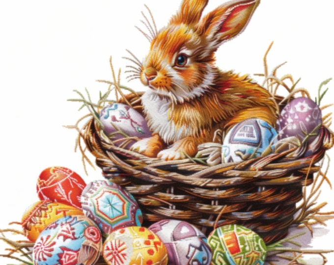 Easter Bunny Clipart Bundle, Easter Clipart, Easter Graphics, Easter ...