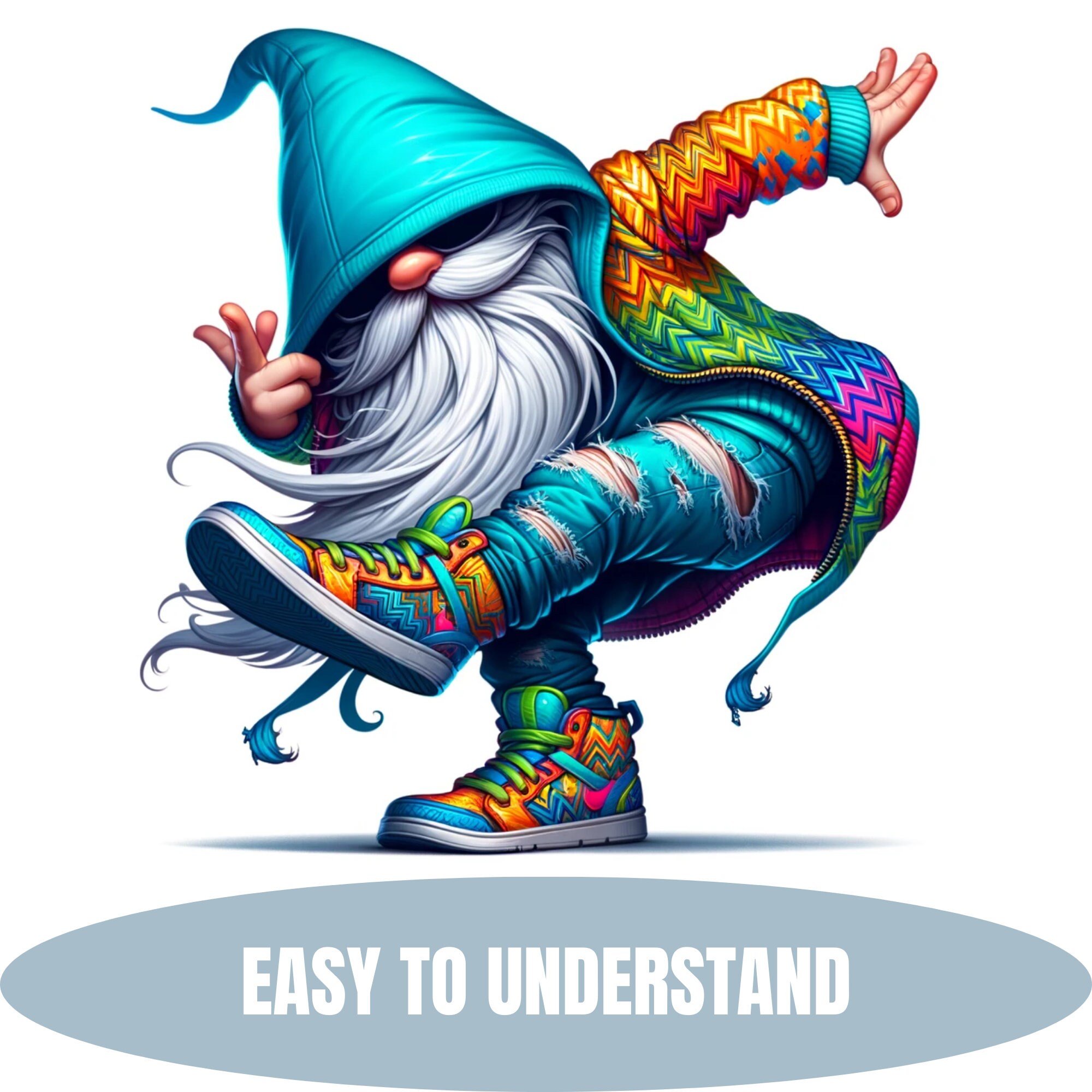 Break Dancing Gnomes Clipart: 15 Joyful PNG Images (DALL-E Guide) - Etsy UK