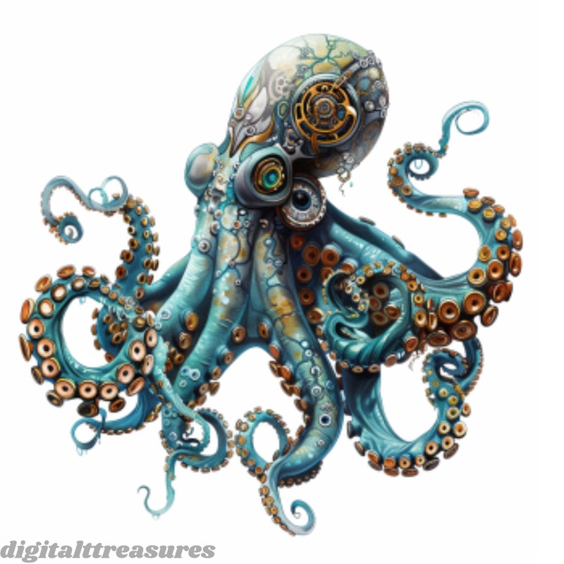 Steampunk Octopus - Etsy