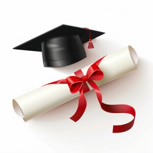 Graduate Glory: 18 Graduation Clipart Jpgs With Caps and Diplomas ...