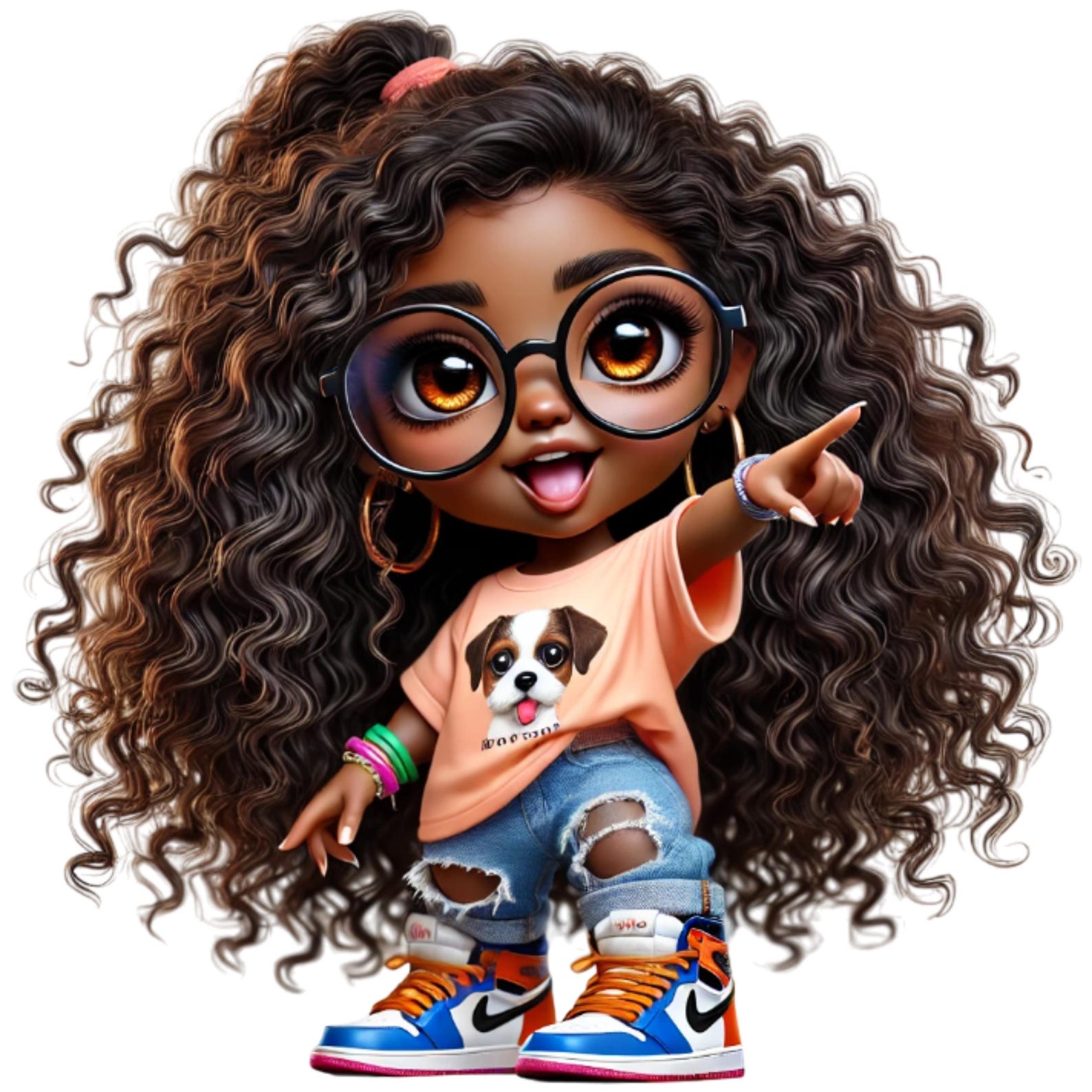 Quirky Charm: 14 Cute and Quirky Chibi Girl Clipart Bundle - Instant ...