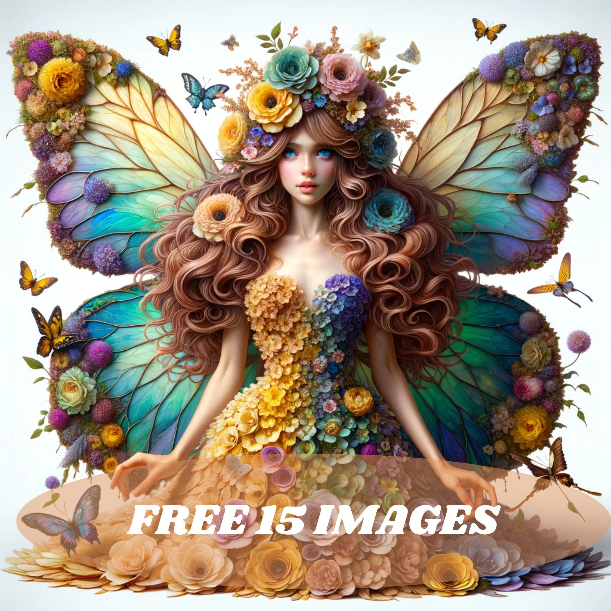 30 Chatgpt & DALL-E 3 Prompts for Spring Fairy Clipart Free Guide and ...