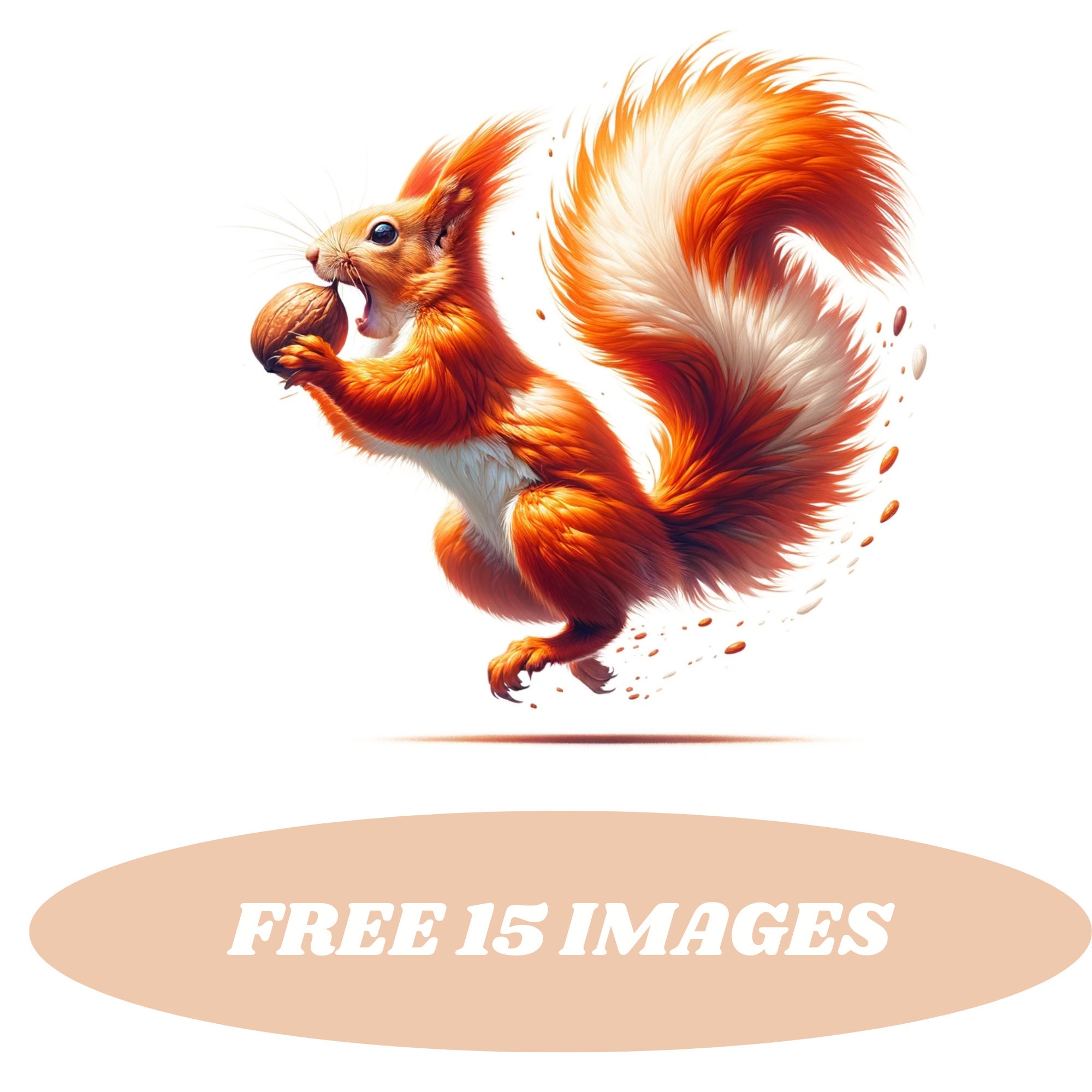 Quirky Animals PNG Clipart Bundle: 30 Prompts, Safari & More - Etsy