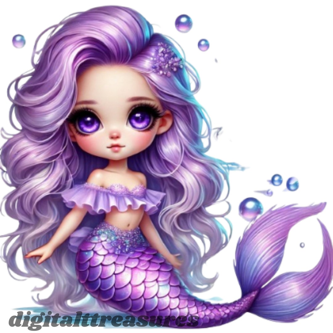 Chatgpt 4 & Dalle-3 Prompts: Chibi Mermaid Free Dalle-3 Guide and 10 ...