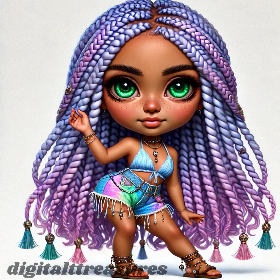 Chatgpt 4 & Dalle-3 Prompts: Chibi Latina Caricature Collection - Free ...